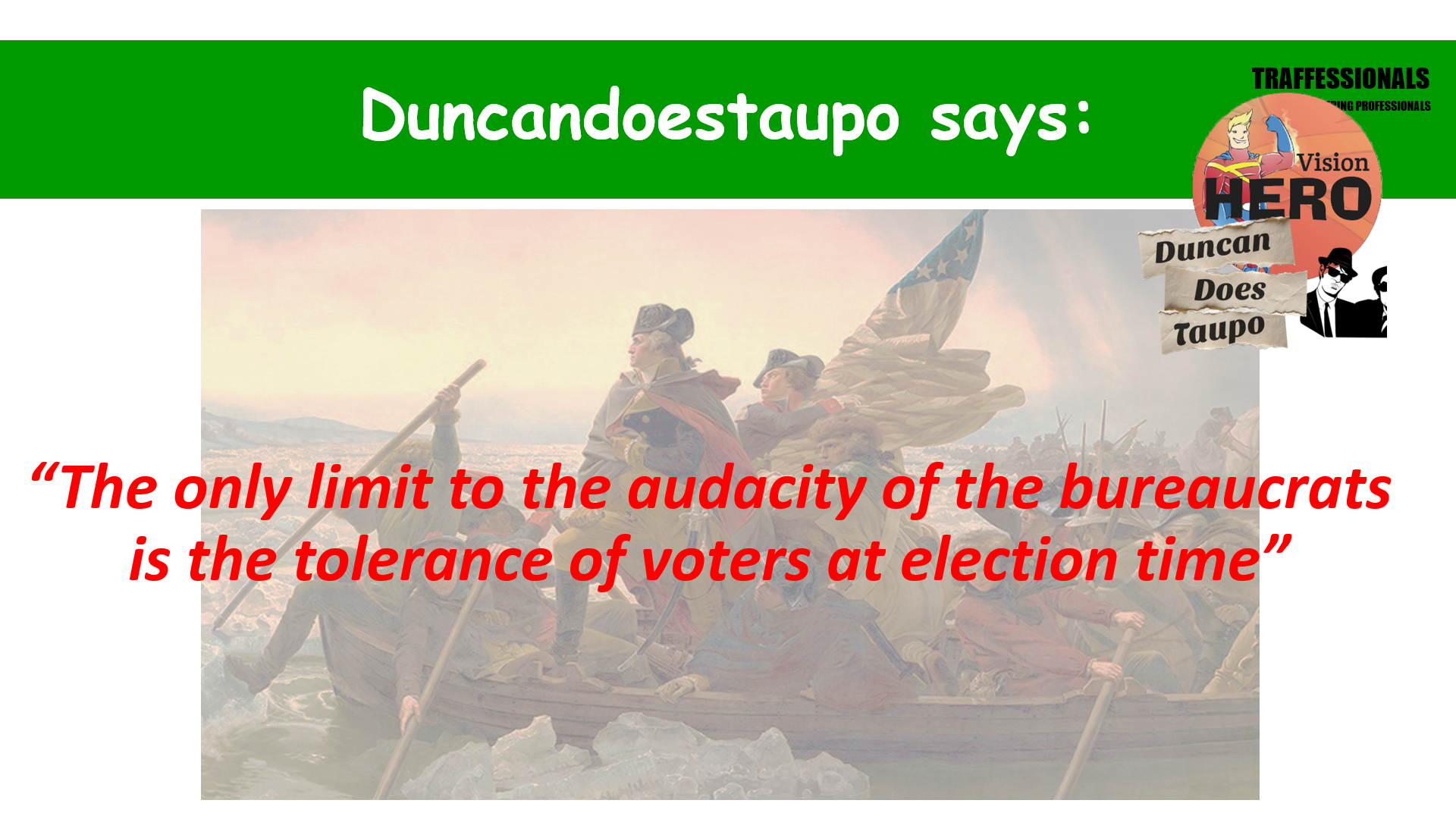 October Revolution for Taupo?